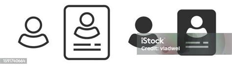 회원 사용자 아이콘 픽토그램 간단한 벡터 그래픽 선 개인 데이터 아바타 내 계정 고객 직원 자격 증명 Id 문서 이미지 검정