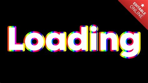 Loading GIO YT Efecto Generador De Efectos De Texto