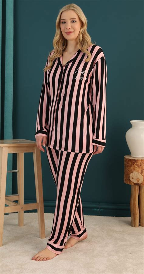 Макси пижама с копчета - Pink Angel