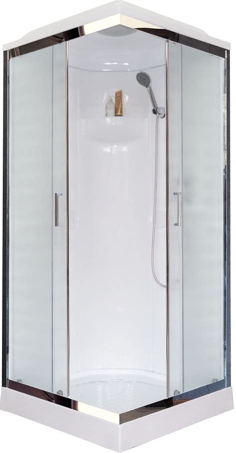 Душевая кабина Royal Bath HP RB90HP1-M-CH квадратная, поддон низкий ...