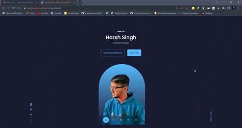 Harsh Singh On Linkedin React Reactjs Portfoliowebsite Reactjsdevelopment Webdevelopment