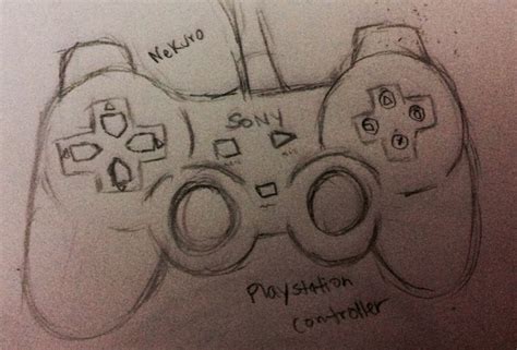 The Drawing Request I Did For Kayleealexisc Wow I Never Thought I Would Draw A Playstation