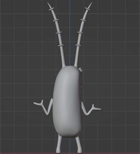 Stl File Plankton Spongebob・3d Printer Model To Download・cults