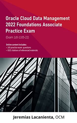 Oracle Cloud Data Management 2022 Foundations Associate 1z0 1105 22