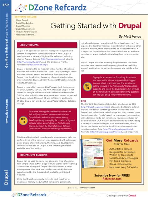 Getting Started With Drupal Pdf