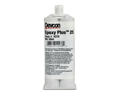 Devcon Epoxy Plus 25 Gris Adhesivo Epoxi Base Y Acelerador Ba 50