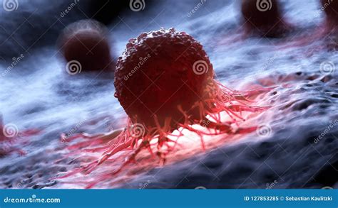 A Human Cancer Cell Stock Illustration Illustration Of Chemotherapy