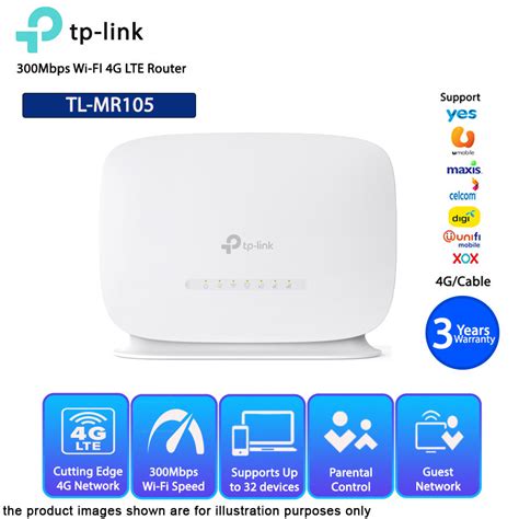 Tp Link Tl Mr Mbps Wi Fi G Lte Router Maxis Digi Celcom Umobile Unifi Yes Xox Shopee