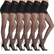 Everyday Womens Control Top Sheer Pantyhose 3 Pair