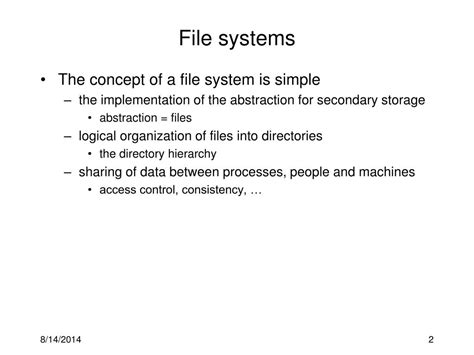 PPT CSE Operating Systems Winter Module File Systems PowerPoint Presentation ID