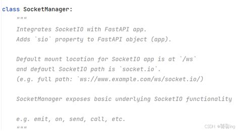 Fastapisocketio连接vue的socktioclientfastapi Socketio Csdn博客