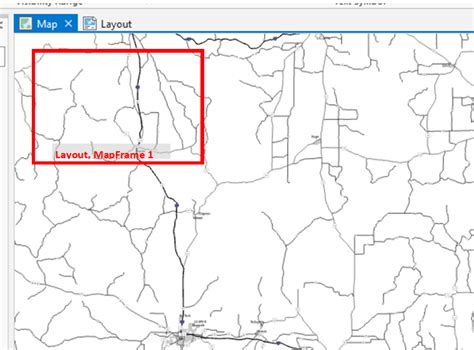Solved Showing An Extent Indicator On A Map Not A Layout Esri Community