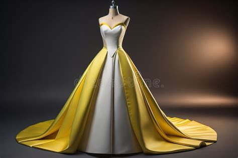 Wedding Dress On A Mannequin Generative Ai Stock Illustration