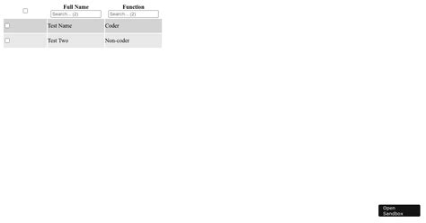 React Table Select Problem Codesandbox