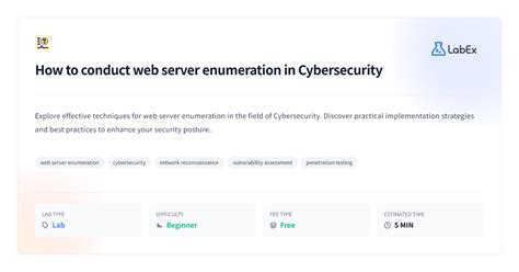 How To Conduct Web Server Enumeration In Cybersecurity Labex