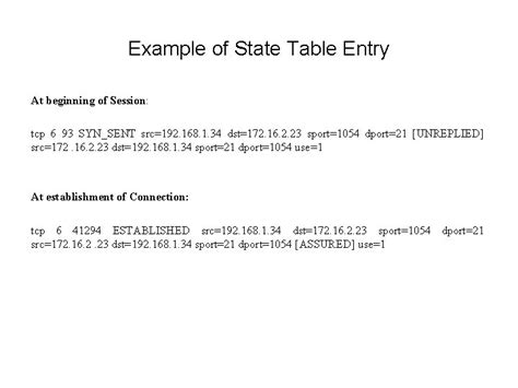 Stateful Firewall Product Examples Netfilteriptables Netfilteriptables Are Freely