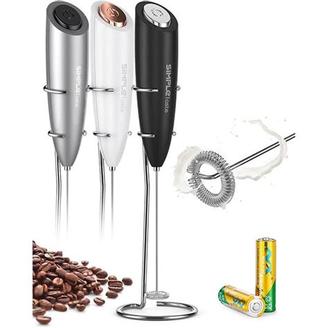 Simpletaste Milk Frother Handheld Battery Operater