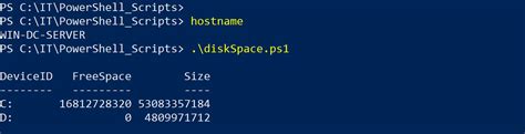 Github Dante Fallsdiskspacepowershell A Powershell Script That Retrieves The Amount Of