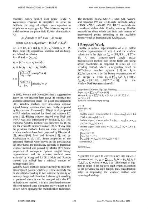 Pdf Elliptic Curve Point Multiplication Algorithm Using Curve Point Multiplication Algorithm