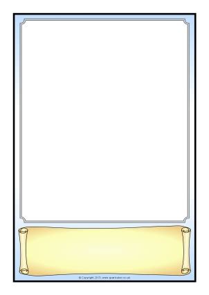 Writing Frames And Printable Page Borders KS KS SparkleBox