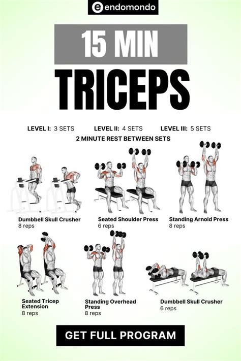 15 Minute Tricep Workout Quick And Effective Routine Triceps Workout