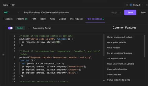how to build a weather app in vscode for beginners 2 post response automated testing