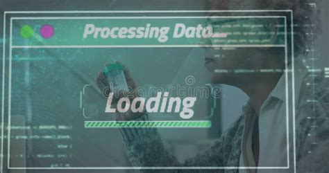 Animation Of Loading Bar Texts Computer Language African American