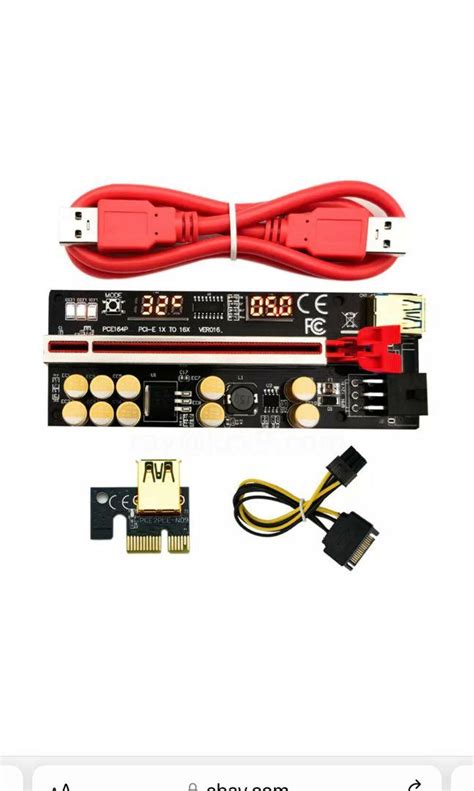 V016 Pro Gpu Riser V16 Graphic Card Riser Latest Version Mining Riser Computer Riser