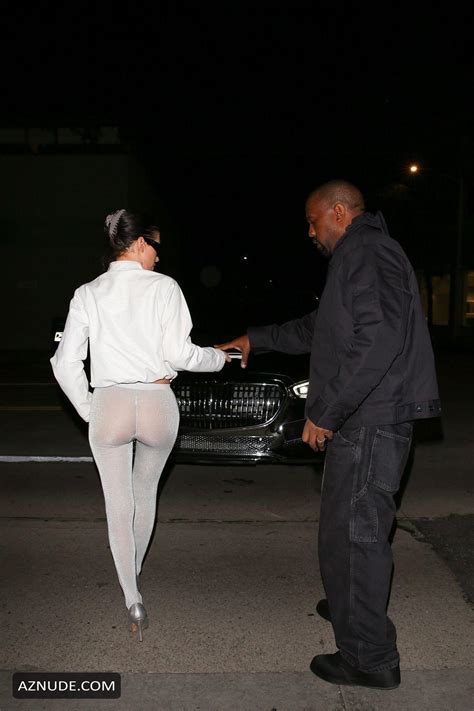 Kanye West And Bianca Censori Cause Commotion At Stella In West Hollywood Aznude