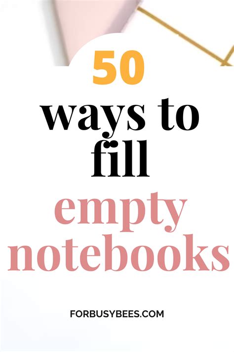 50 Creative Ideas For Empty Notebooks Artofit