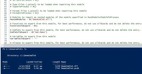 Building A Powershell Cmdlet Using C Part 4 Packaging The Cmdlet