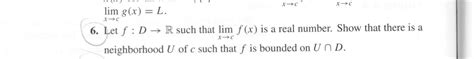 solved limx→cg x l 6 let f d→r such that limx→cf x is a
