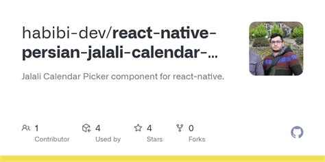 Github Habibi Dev React Native Persian Jalali Calendar Picker Jalali