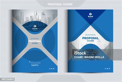 블루 기업 비즈니스 제안서 카탈로그 표지 디자인 템플릿 개념 문서에 대한 스톡 벡터 아트 및 기타 이미지 문서 세일즈토크