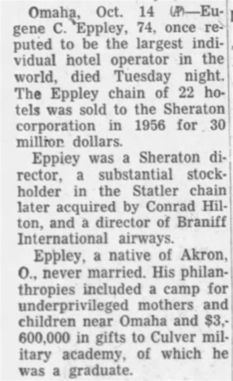 Eugene Chase “gene” Eppley 1884 1958 Find A Grave Memorial