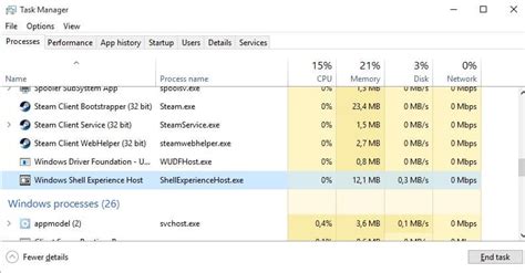 Fix Windows Shell Experience Host Process Using Too Much Memory Cpu