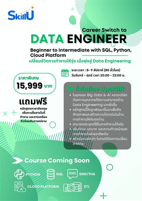 เปลี่ยนสายงาน Sqlสําหรับdataengineer Pythonสําหรับdataengineering