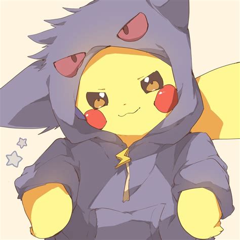 Pikachu And Gengar Pokemon Drawn By Chiko Chi P Danbooru