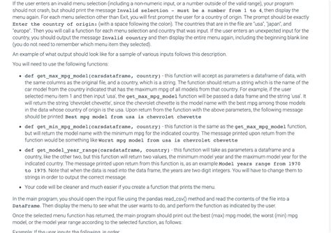 Solved 234 Project 4 Using Pandas For Data Analysis And