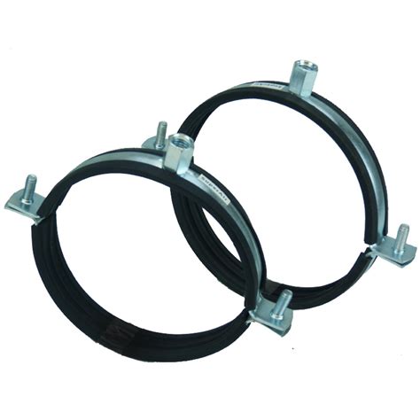 Fastener Coupling Pipe Fitting Flexible Duct Pipe Clamp Rubber Clamp