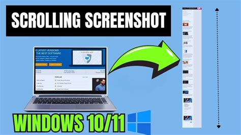 How To Take A Scrolling Screenshot In Windows 10windows 11 Full Page Screenshots Youtube