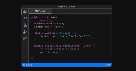 Borders Dark By Bloumbs Vs Code Themes