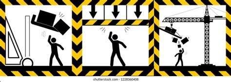 Falling Objects Sign Royalty Free Stock SVG Vector