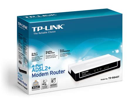 TD 8840T ADSL2 Modem Router TP Link