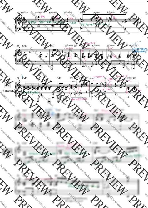 악보 C W Fryandj R Murray 내 진정 사모하는 분석o X 편곡ver By Mmjj