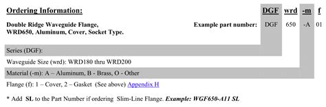 Double Ridge Waveguide Flanges Space Machine