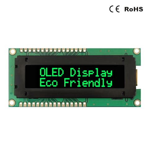 Character 16x2 Oled Display Module Blue Green White Red Color
