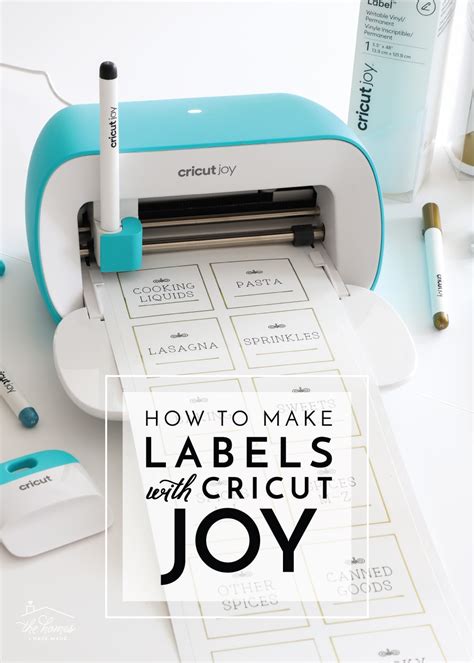 How To Make Labels With Cricut Joy Open Edutalk