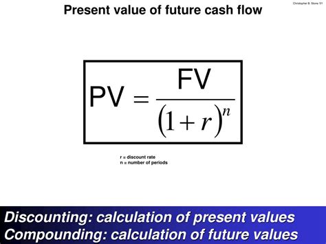 Ppt Present Value Of Future Cash Flow Powerpoint Presentation Free