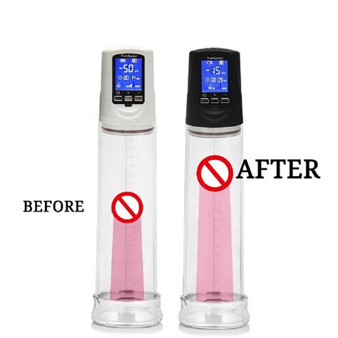 Free Space Automatic Usb Recharge Screen Penis Enhancement Pump